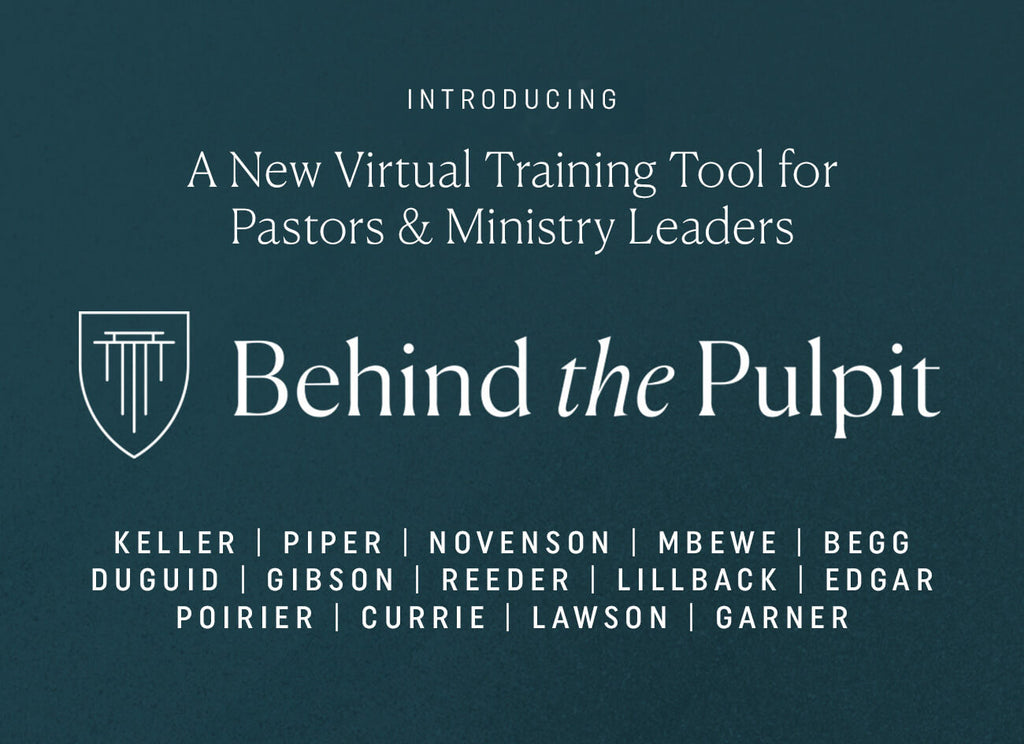 Behind the Pulpit – Westminster Bookstore