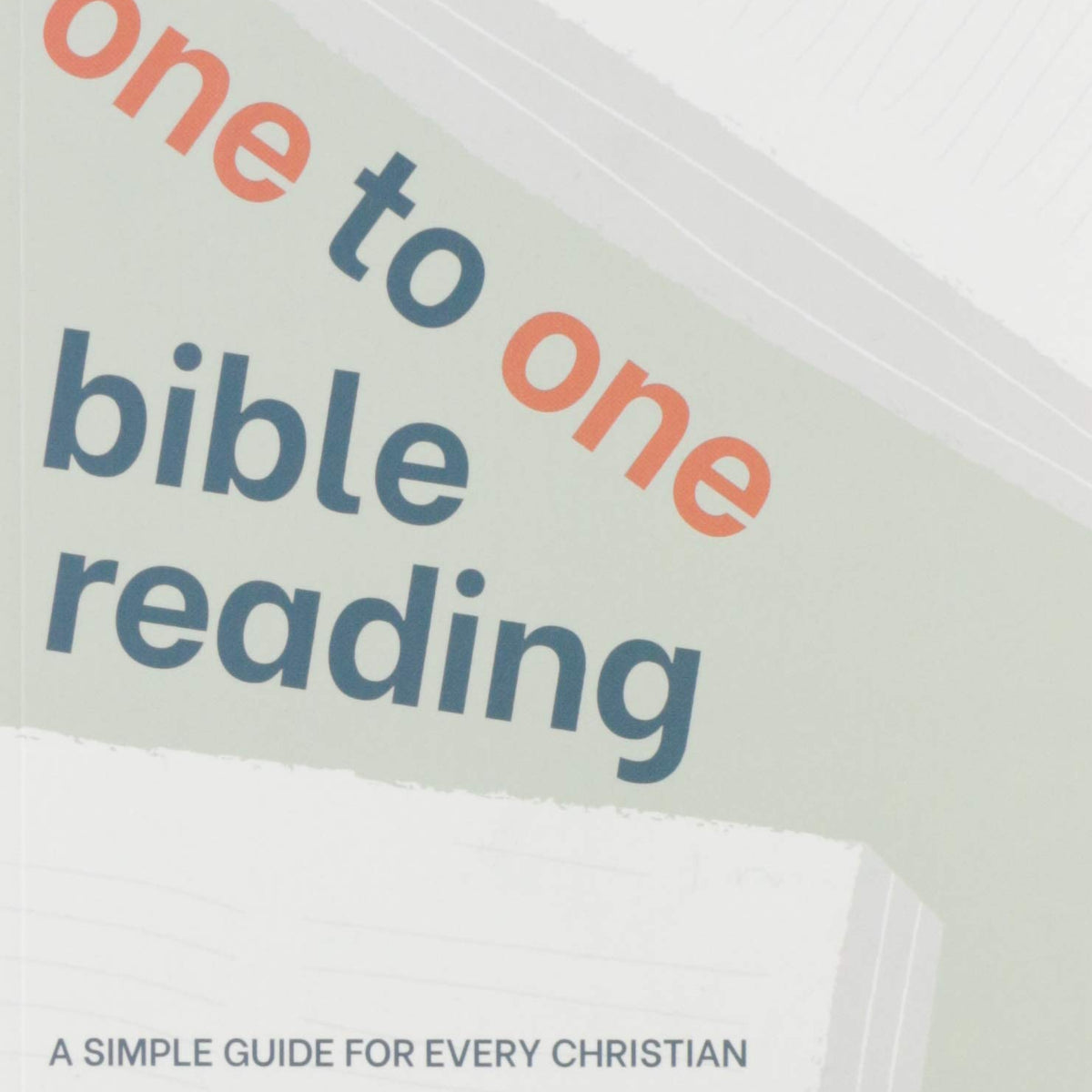 One-to-one Bible Reading: A Simple Guide for Every Christian (2nd ...